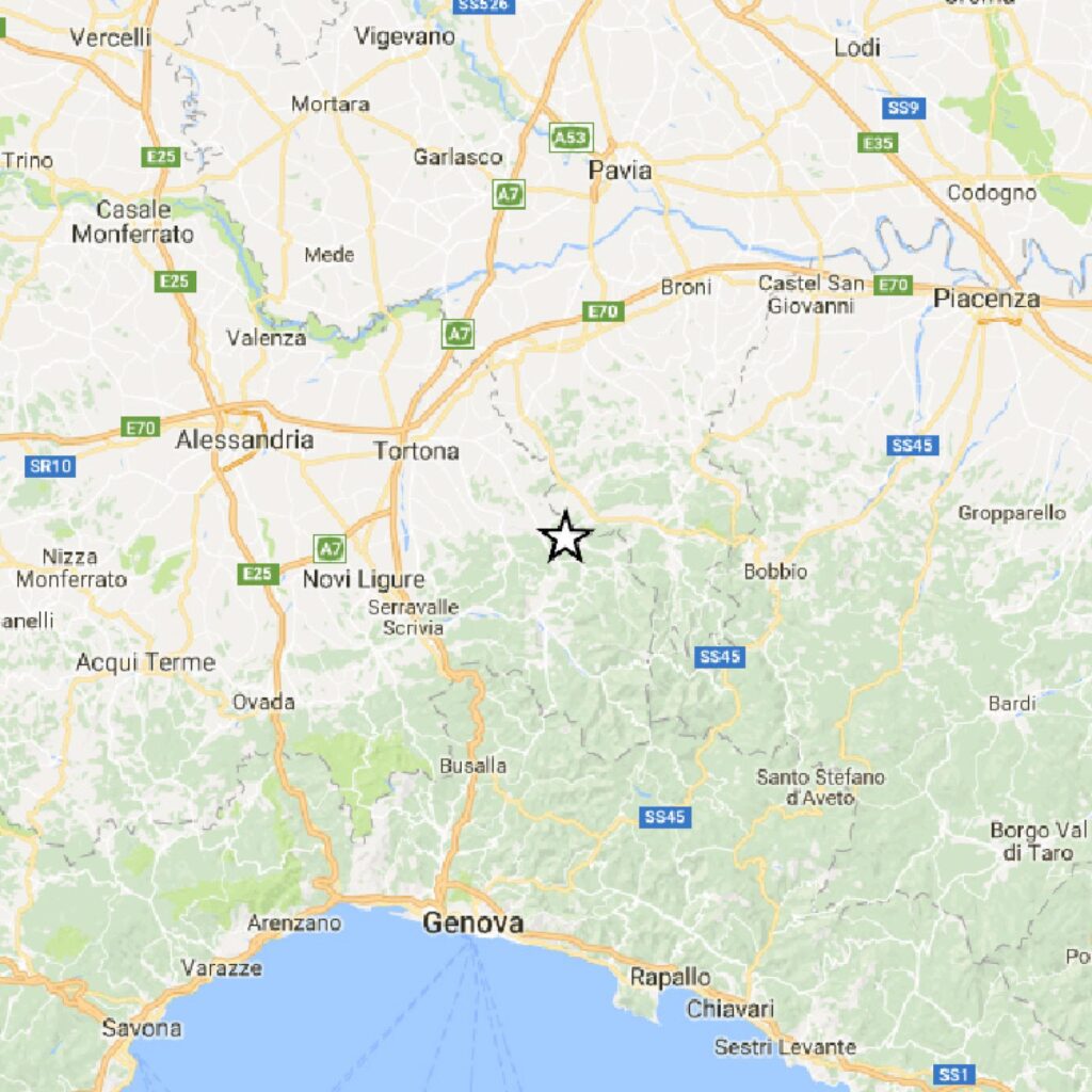 Due scosse di terremoto in val Curone - NoviOnline