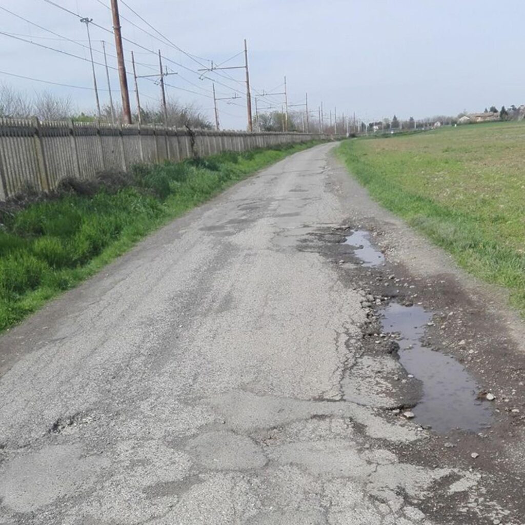 San Bovo, strada piena di buche: "Basta rattoppi, intervenite" - NoviOnline