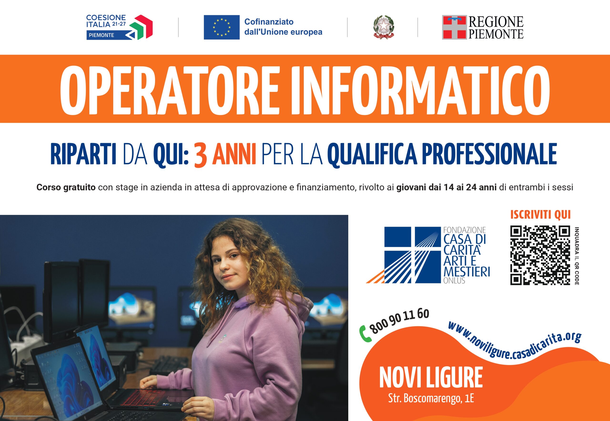 A Novi Ligure scegli il corso di Operatore Informatico - NoviOnline