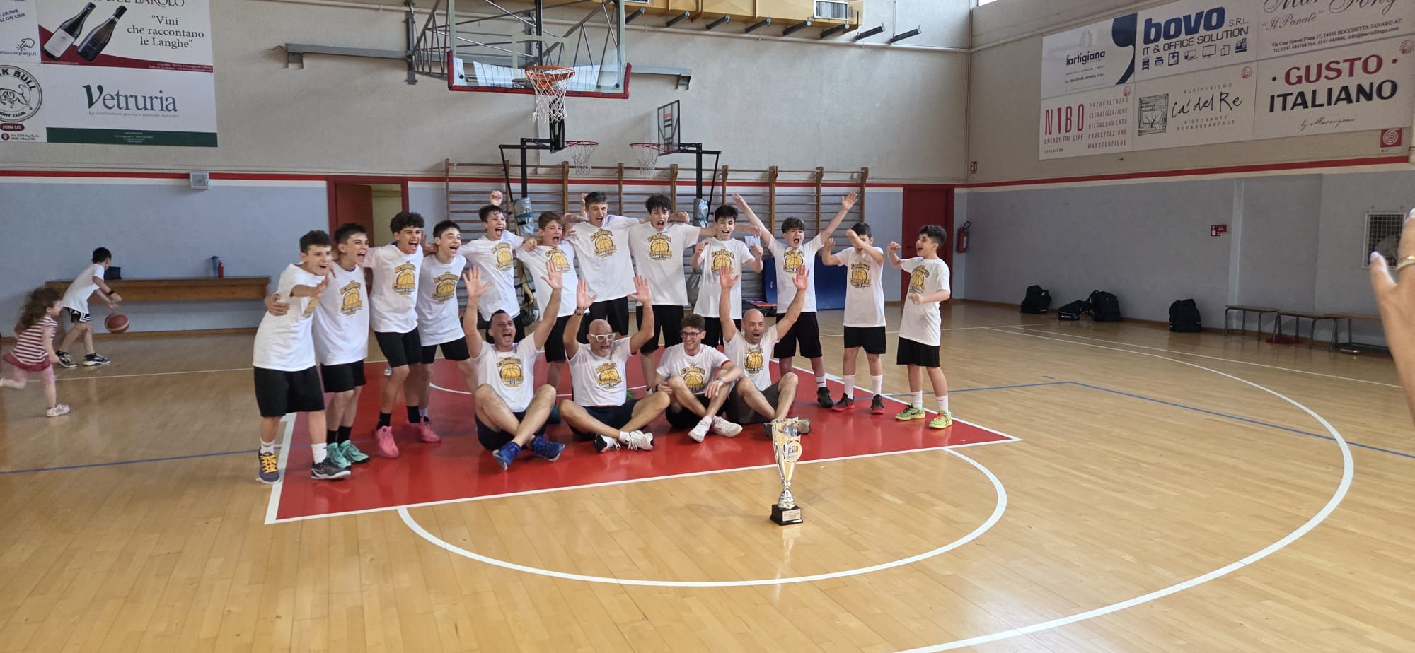 Basket Club Serravalle: Under 13 campioni regionali - NoviOnline